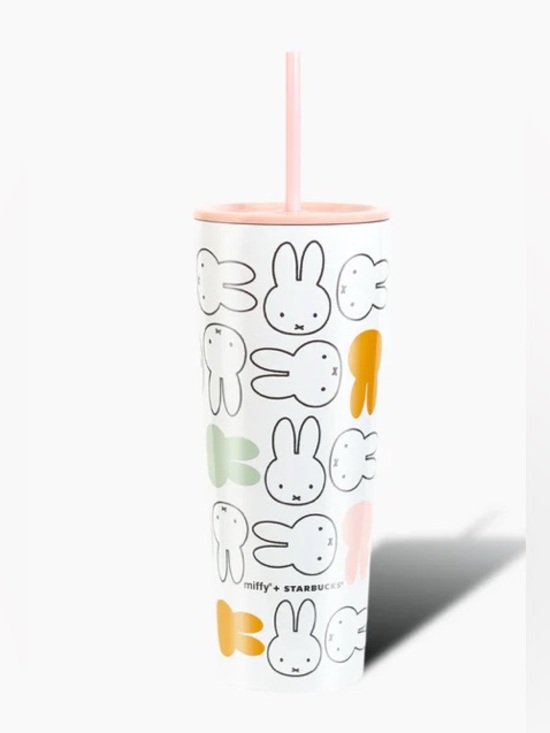 Starbucks | Accessories | Miffy X Starbucks Pink Lid Bunny Stainless ...